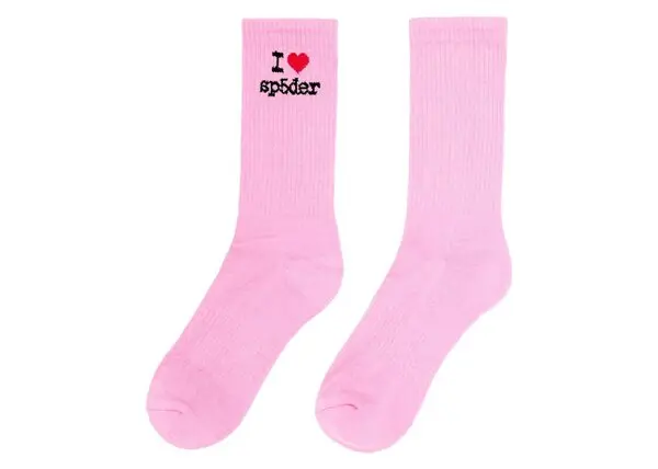 SP5DER Souvenir Socks - Pink