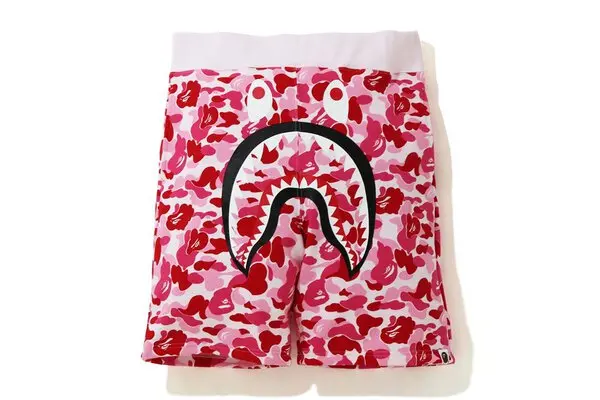 A BATHING APE Abc Camo Shark Sweatshorts