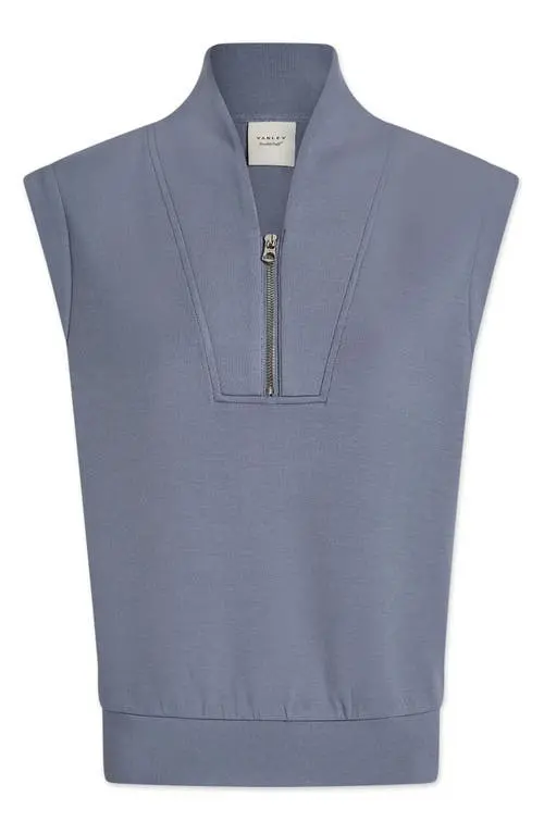 Varley Loretta Sleeveless Half-zip - Stone Blue