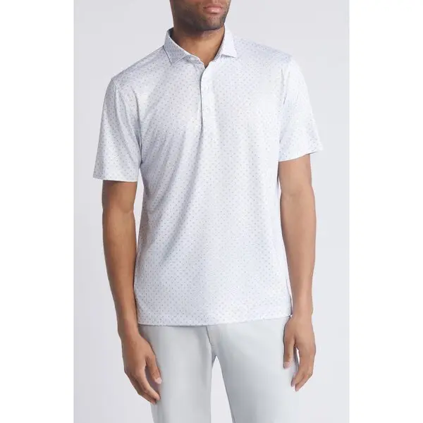 Johnnie-o Crete Neat Print Prep-formance Polo