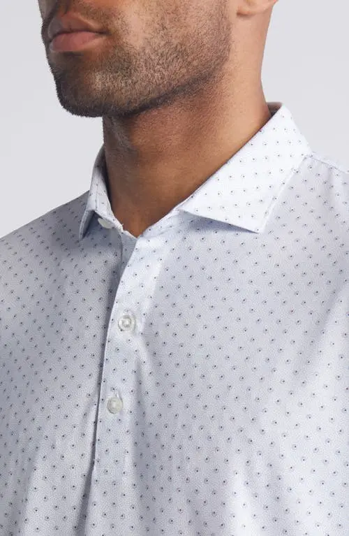 Johnnie-o Crete Neat Print Prep-formance Polo