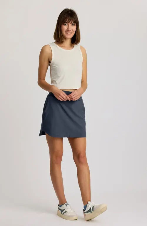 FREE FLY Active Breeze Upf 50+ Skort - Storm Cloud