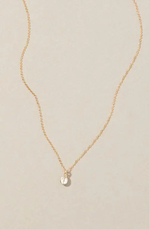 SET & STONES Everett White Topaz Pendant Necklace