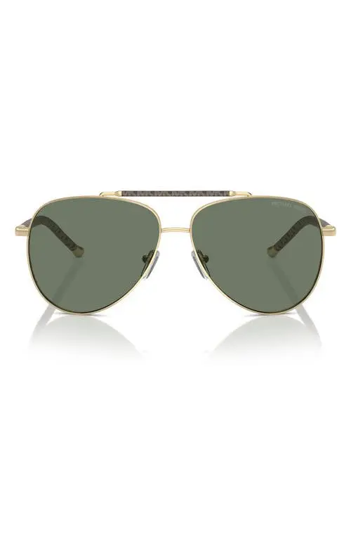 Michael Kors Portugal 59mm Pilot Sunglasses - Green