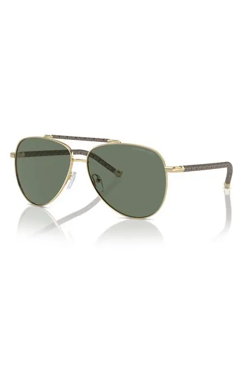 Michael Kors Portugal 59mm Pilot Sunglasses - Green