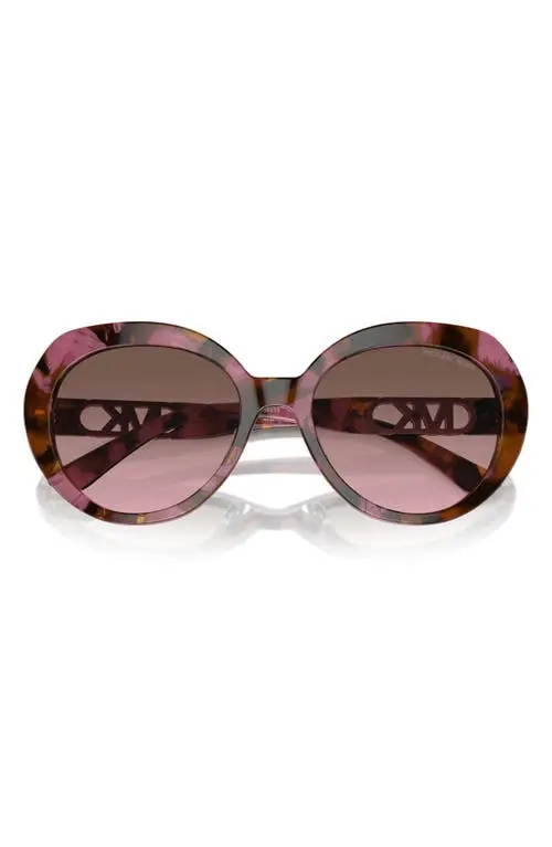 Michael Kors 56mm Round Sunglasses
