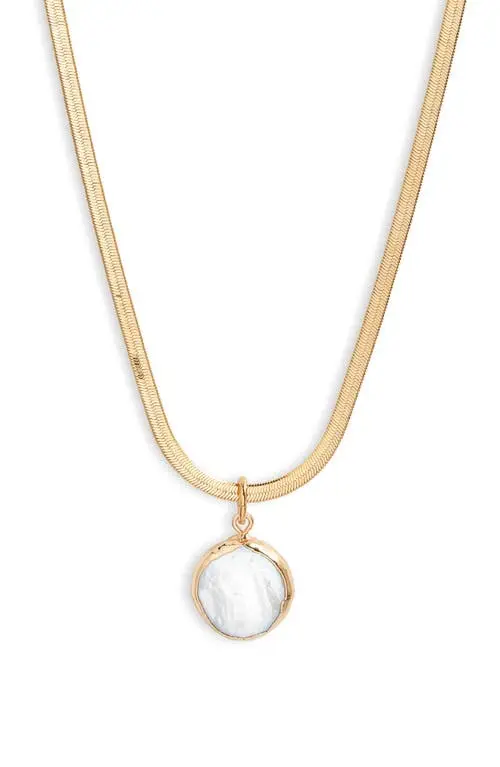 SET & STONES Serina Pendant Necklace - Gold