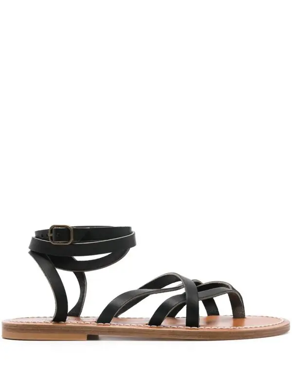 K.JACQUES Zenobie Strappy Sandals - Black