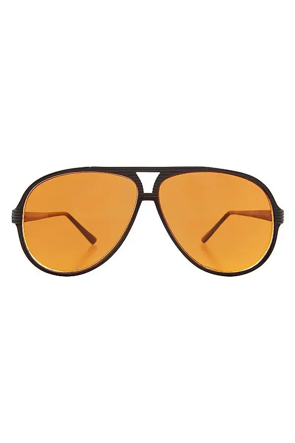 SUNGLASS MUSEUM Vintage Tuner Sunglasses Selected By - Black