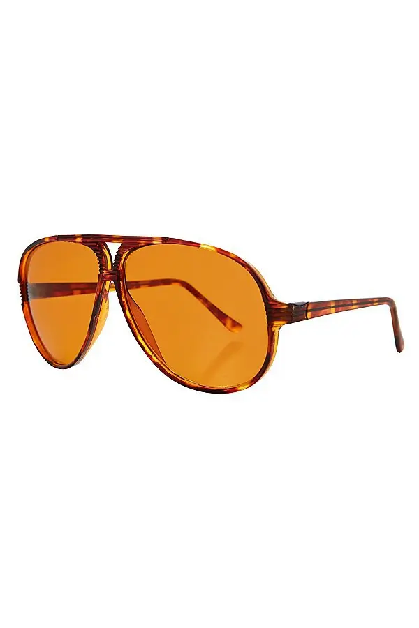 SUNGLASS MUSEUM Vintage Tuner Sunglasses Selected By - Brown Motif