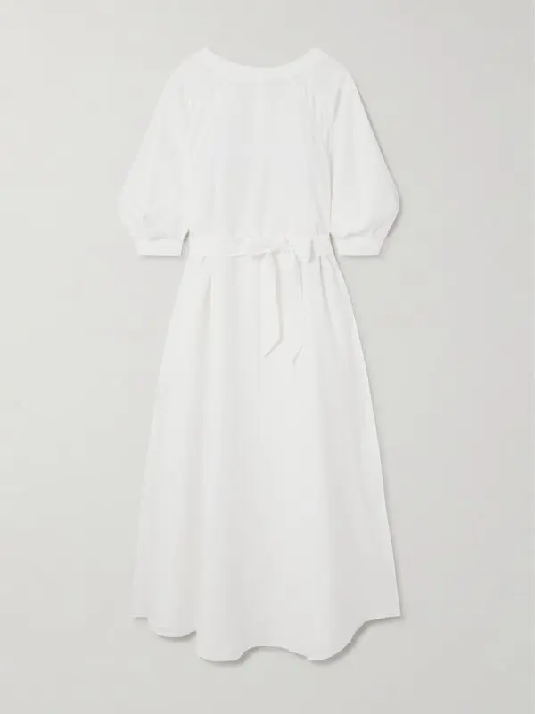 Loro Piana Belted Linen Dress