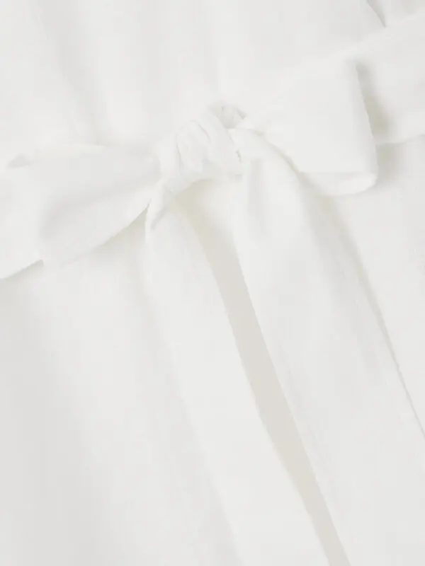 Loro Piana Belted Linen Dress