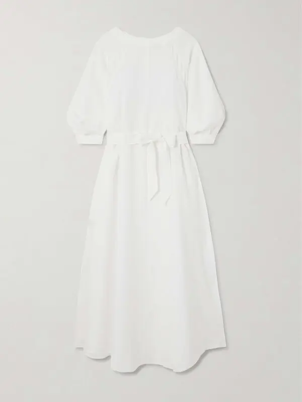 Loro Piana Belted Linen Dress