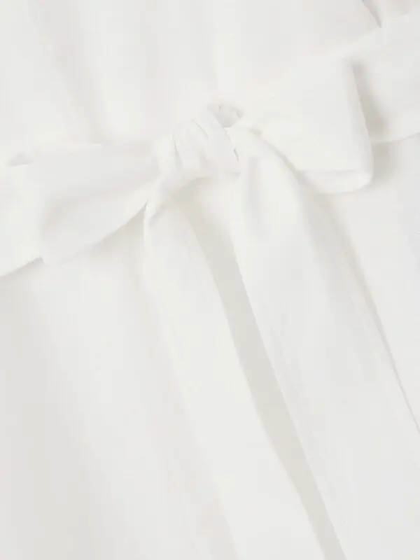 Loro Piana Belted Linen Dress
