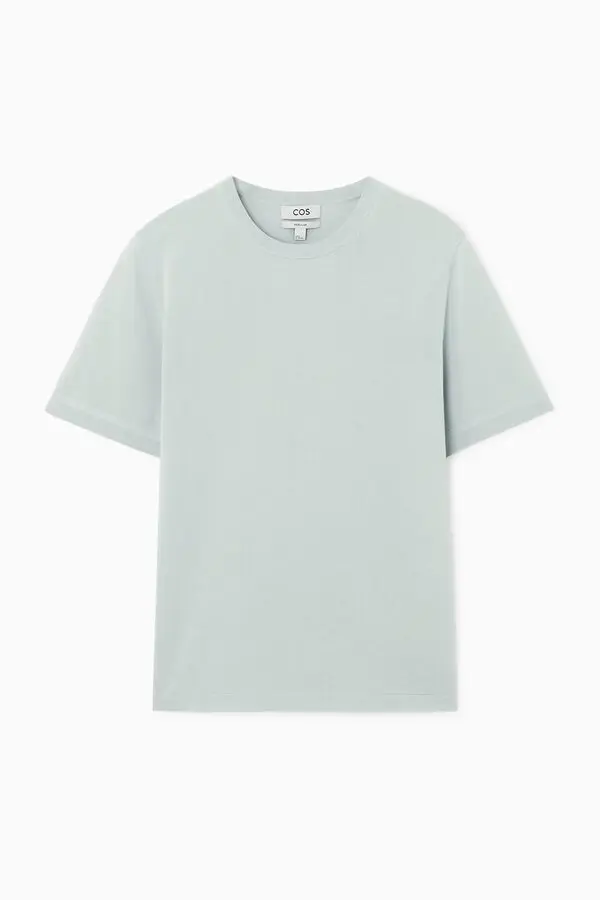 Cos Regular Knitted Lightweight Cotton T-shirt