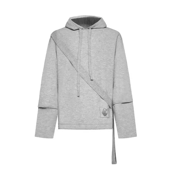 Off-White Wool Sweatshirt - Gray