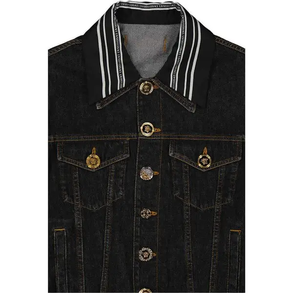 Versace Medusa Motif Denim Jacket