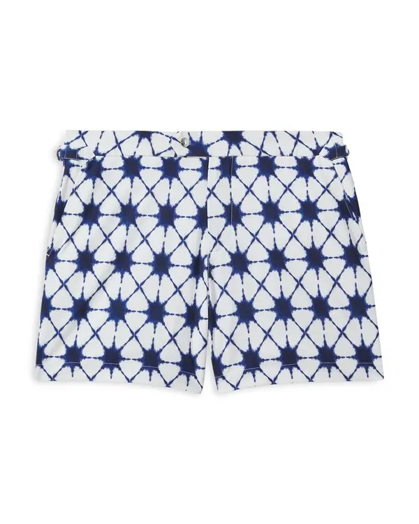 REISS California Printed Regular Fit Swim Trunks