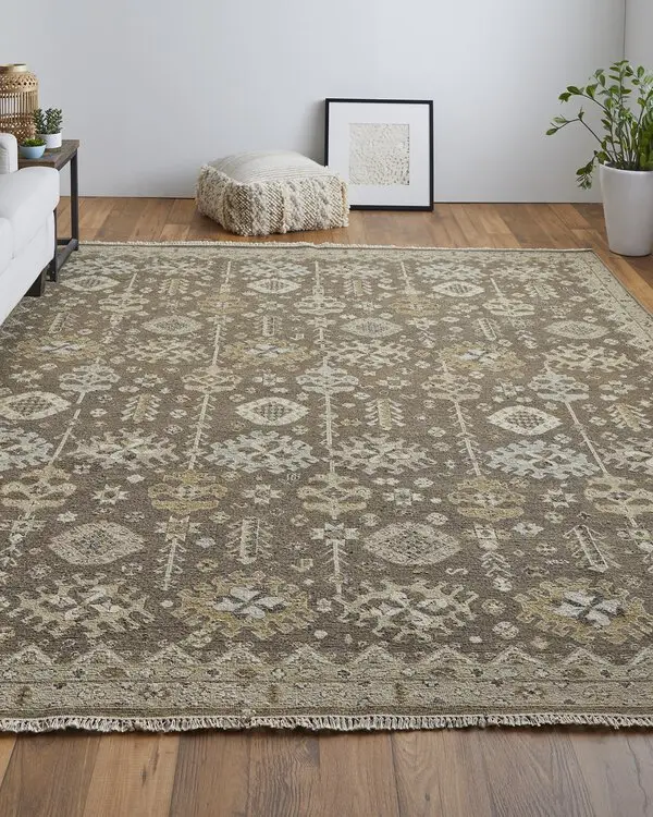 FEIZY Corbitt Cor0610f Area Rug, 5'6 X 8'6 - Brown