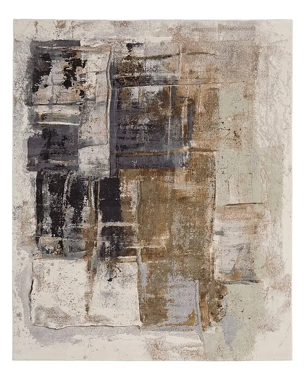 FEIZY Clio Clo39luf Area Rug, 7'9 X 10 - Brown/gray