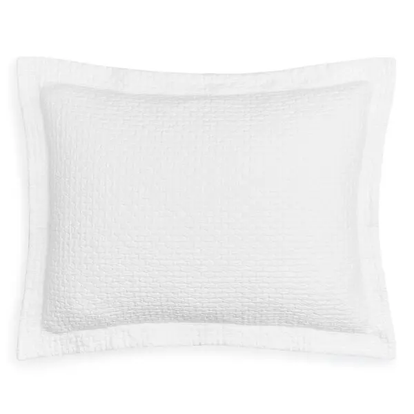 PEACOCK ALLEY Juliet Matelasse Standard Sham - White