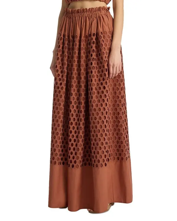 A.L.C. Flora Eyelet Maxi Skirt