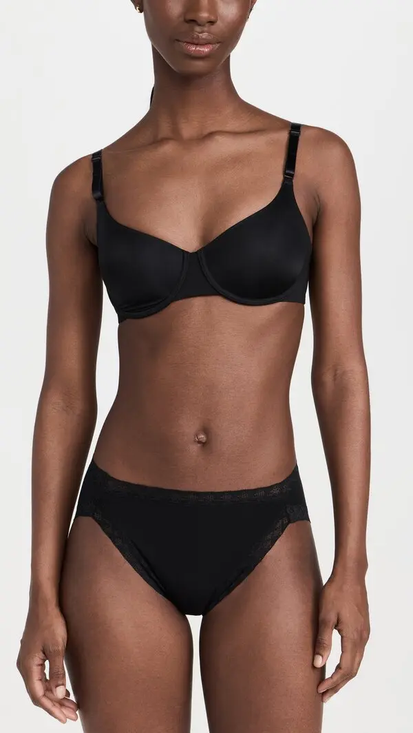 Natori Liquid Full Fit Contour Underwire Bra - Black