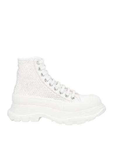 Alexander McQueen Sneakers In Raffia And Leather
