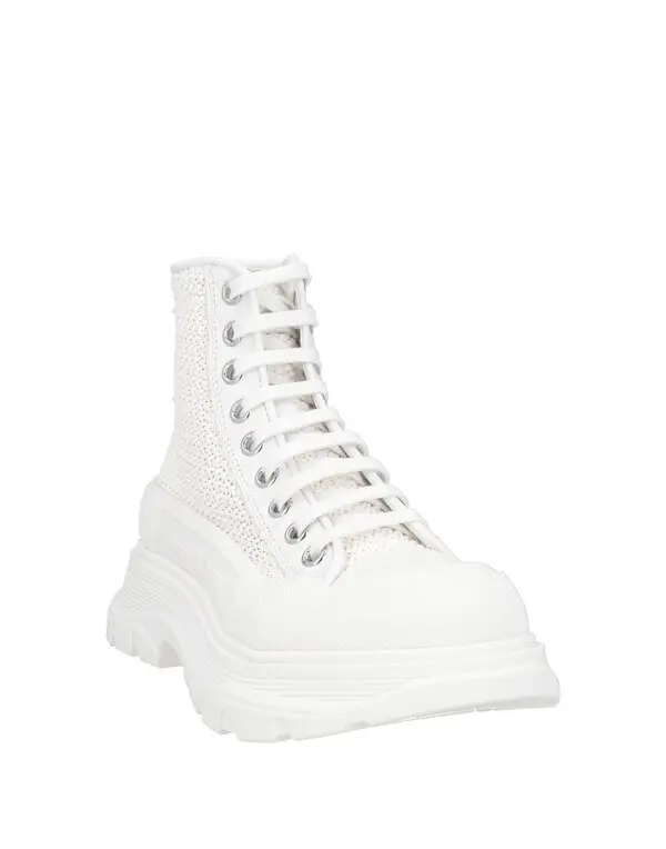 Alexander McQueen Sneakers In Raffia And Leather