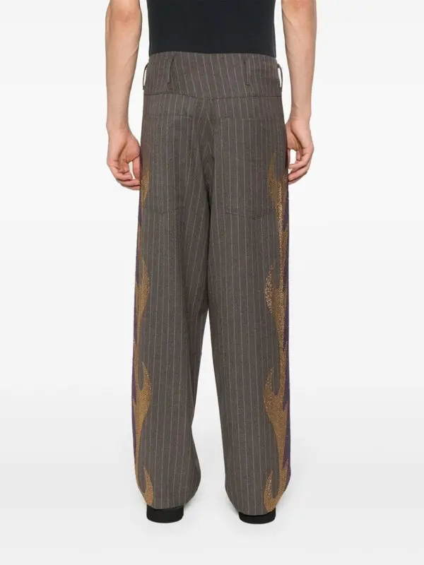 BLUEMARBLE Rhinestone-embellished Tapered Trousers