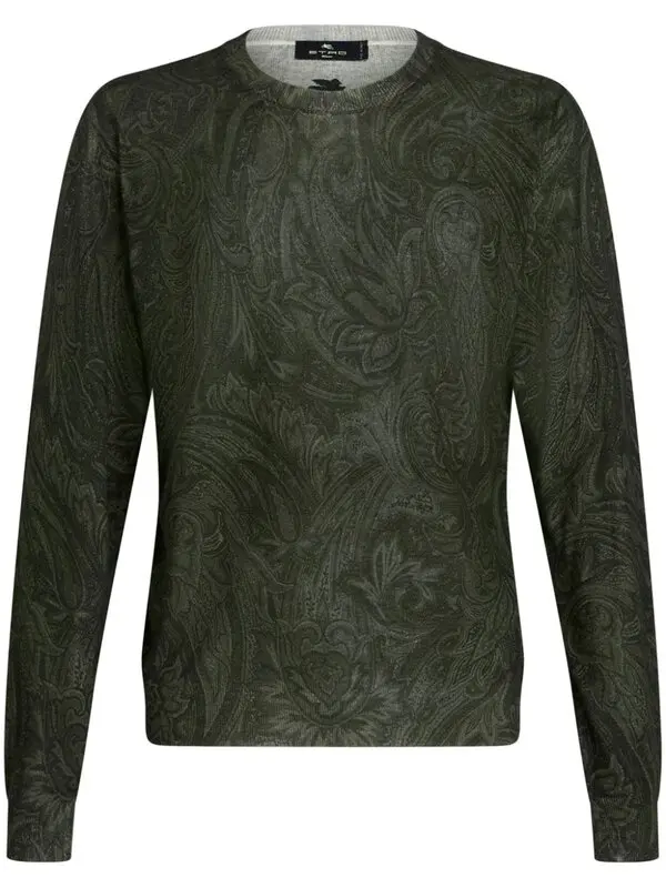 Etro Paisley Jacquard Jumper