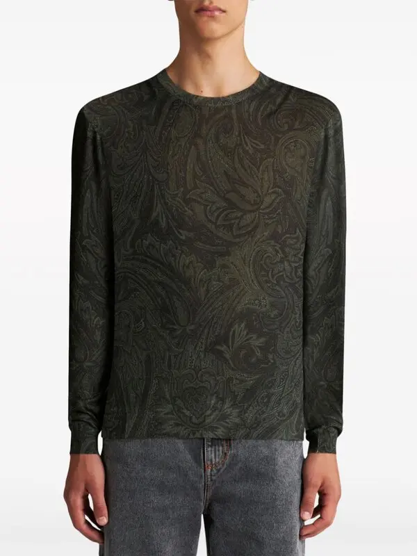 Etro Paisley Jacquard Jumper