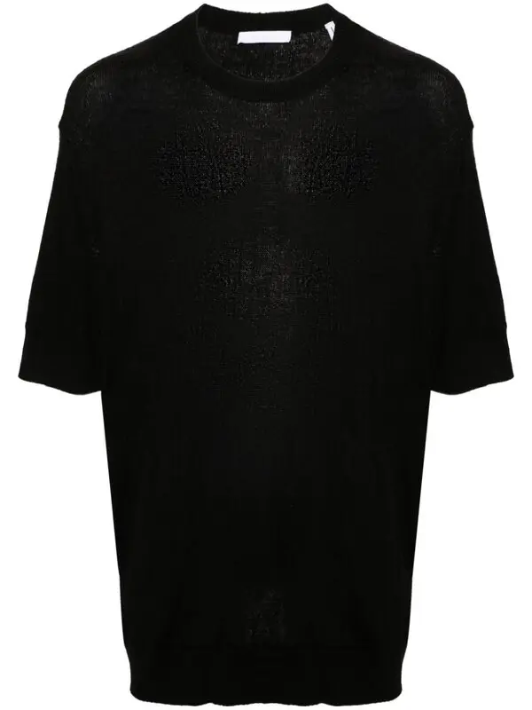 Helmut Lang Crushed-effect Sweater - Black
