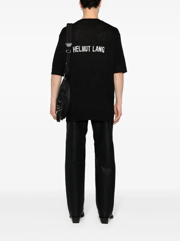Helmut Lang Crushed-effect Sweater - Black