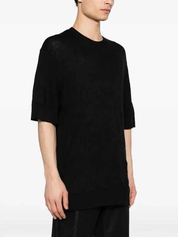 Helmut Lang Crushed-effect Sweater - Black