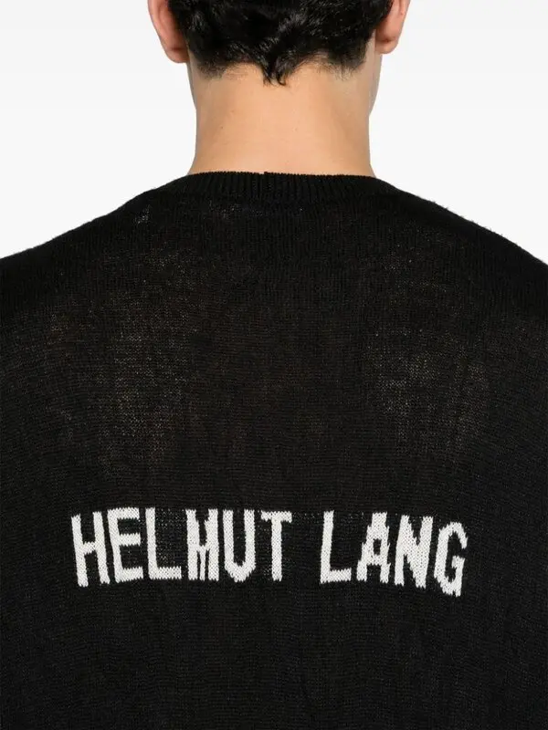 Helmut Lang Crushed-effect Sweater - Black
