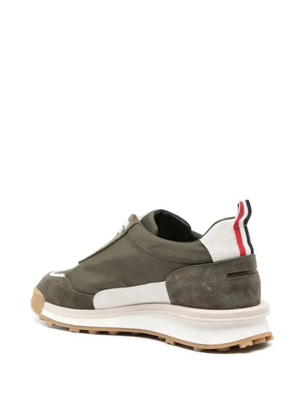 Thom Browne Alumni Suede Sneakers - Green