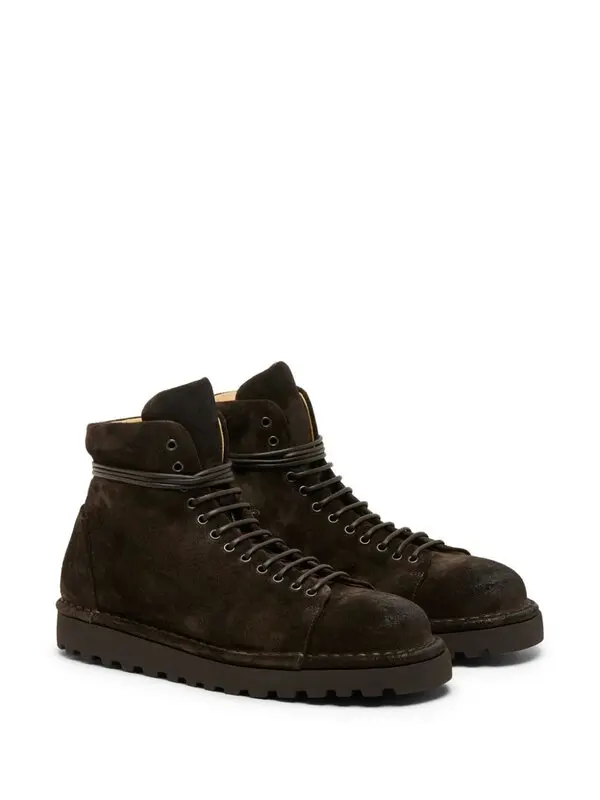 Marsèll Pallottola Lace-up Combat Boots - Brown