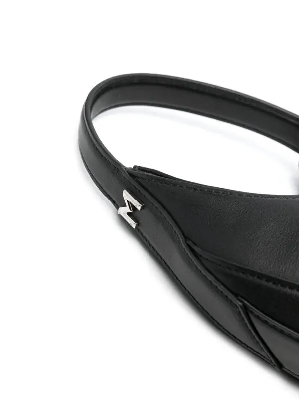 MUGLER Curve 02 Mini Bag - Black