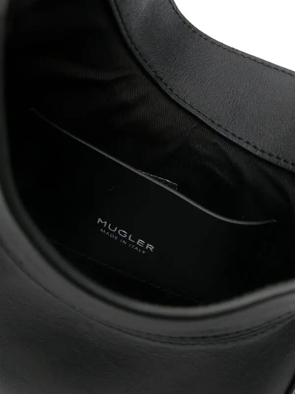 MUGLER Curve 02 Mini Bag - Black