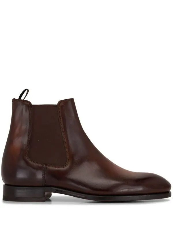 Bontoni Cavaliere Leather Boots - Brown