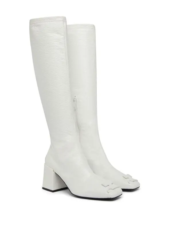 COURREGES Reedition Ac Square-toe Boots - White