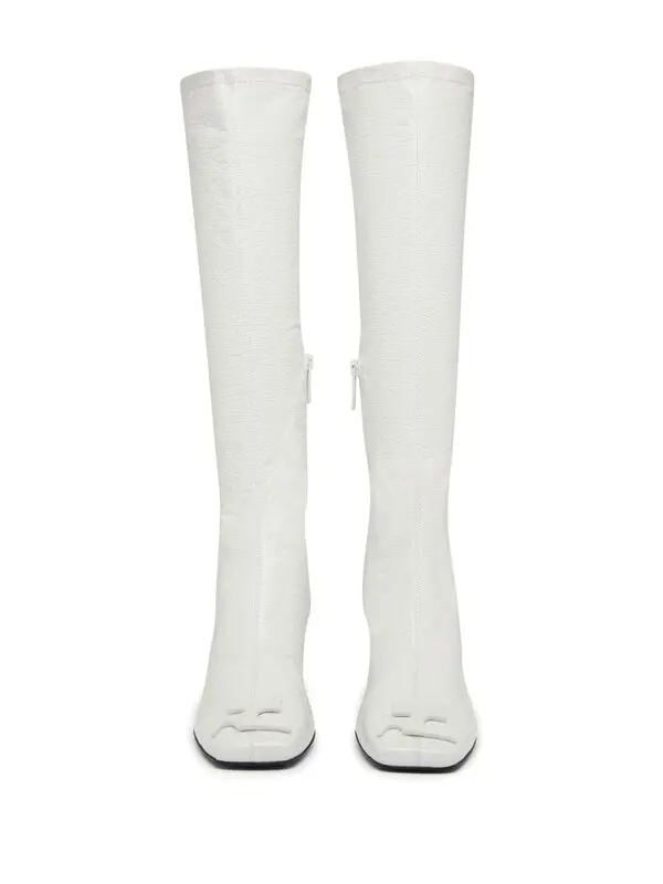 COURREGES Reedition Ac Square-toe Boots - White