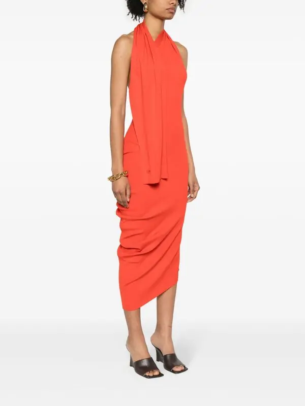 Fendi Halterneck Midi Dress