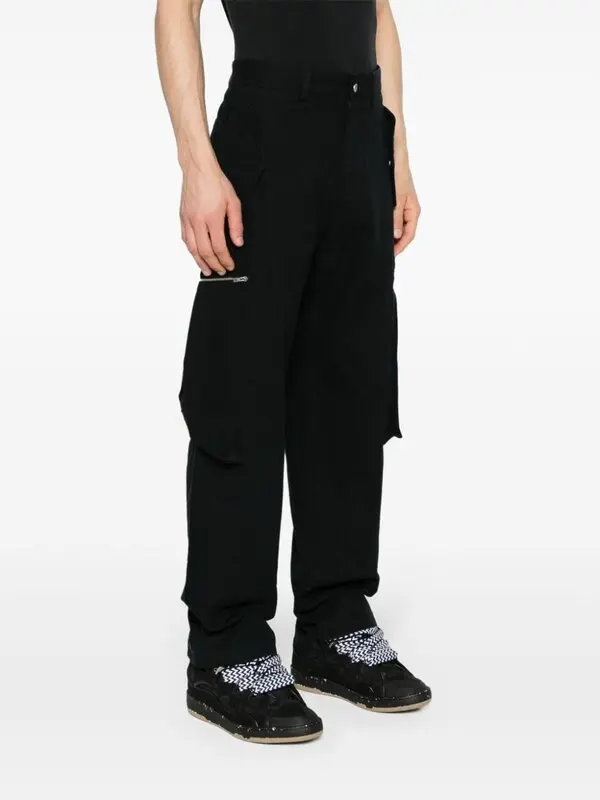 REPRESENT Herringbone Straight-leg Trousers