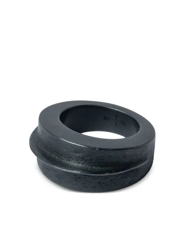 PARTS OF FOUR Foldform Crescent Ring - Black