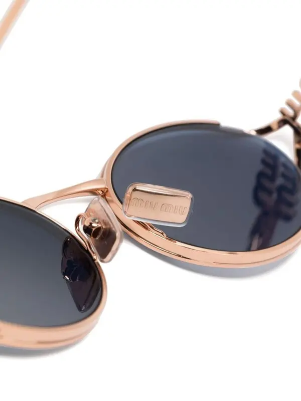 Miu Miu Oval-frame Sunglasses