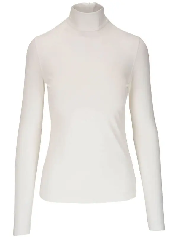 Akris High-neck Top - White