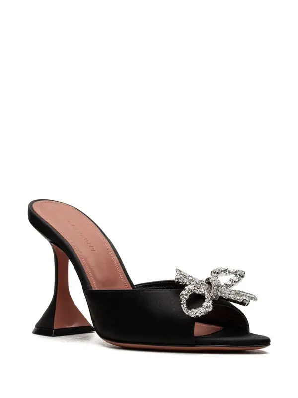 Amina Muaddi Rosie 95mm Sandals - Black