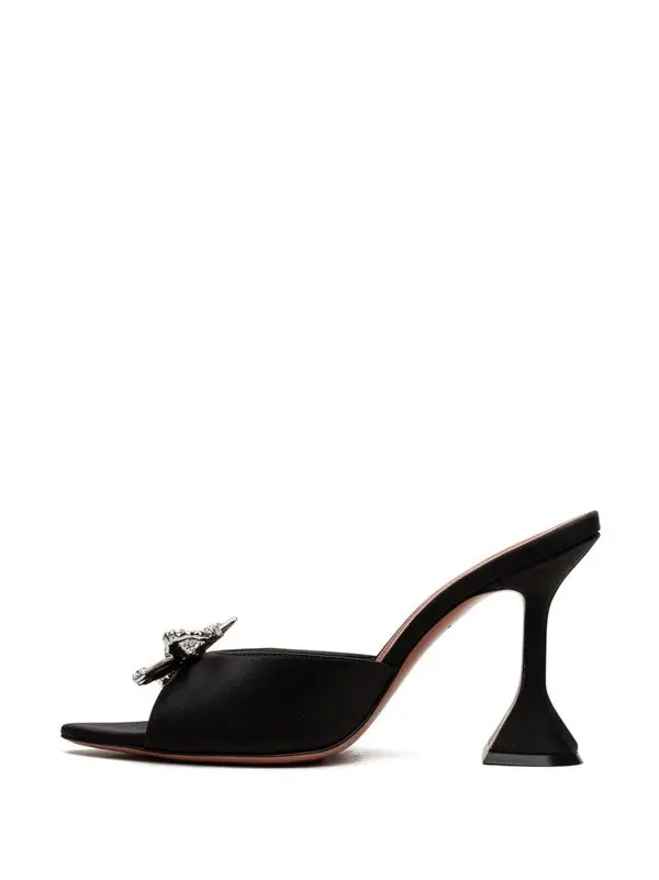 Amina Muaddi Rosie 95mm Sandals - Black